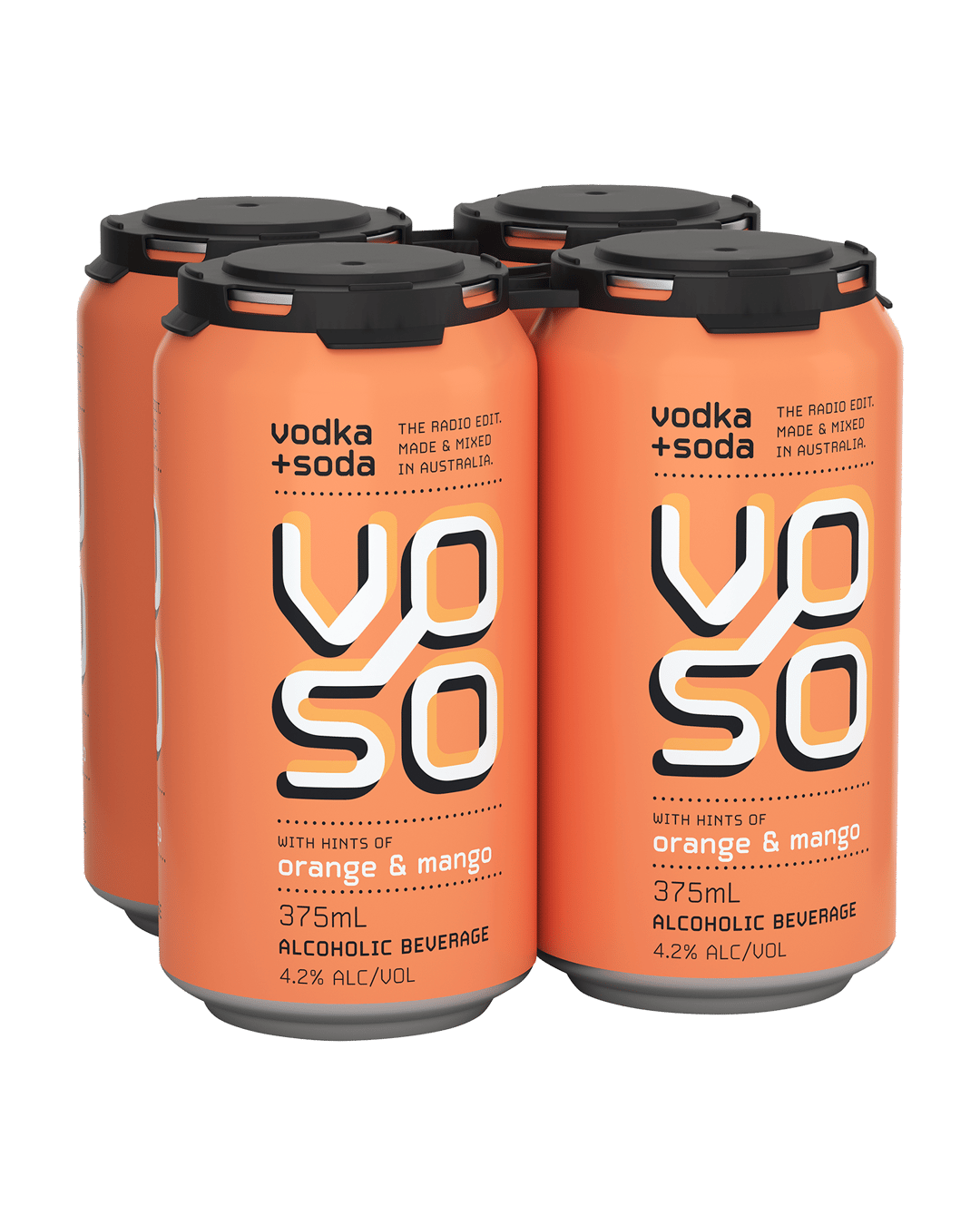 Buy Voso Flavoured Vodka And Soda Stawberry Can 375ml online with (same ...