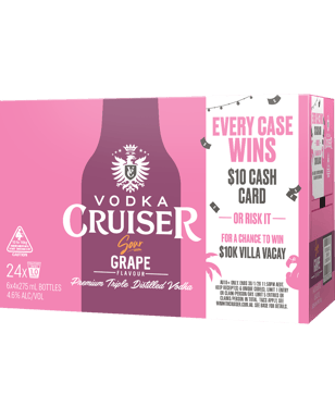Buy Vodka Cruiser Sour Grape Bottles 275ml online with (same-day FREE ...