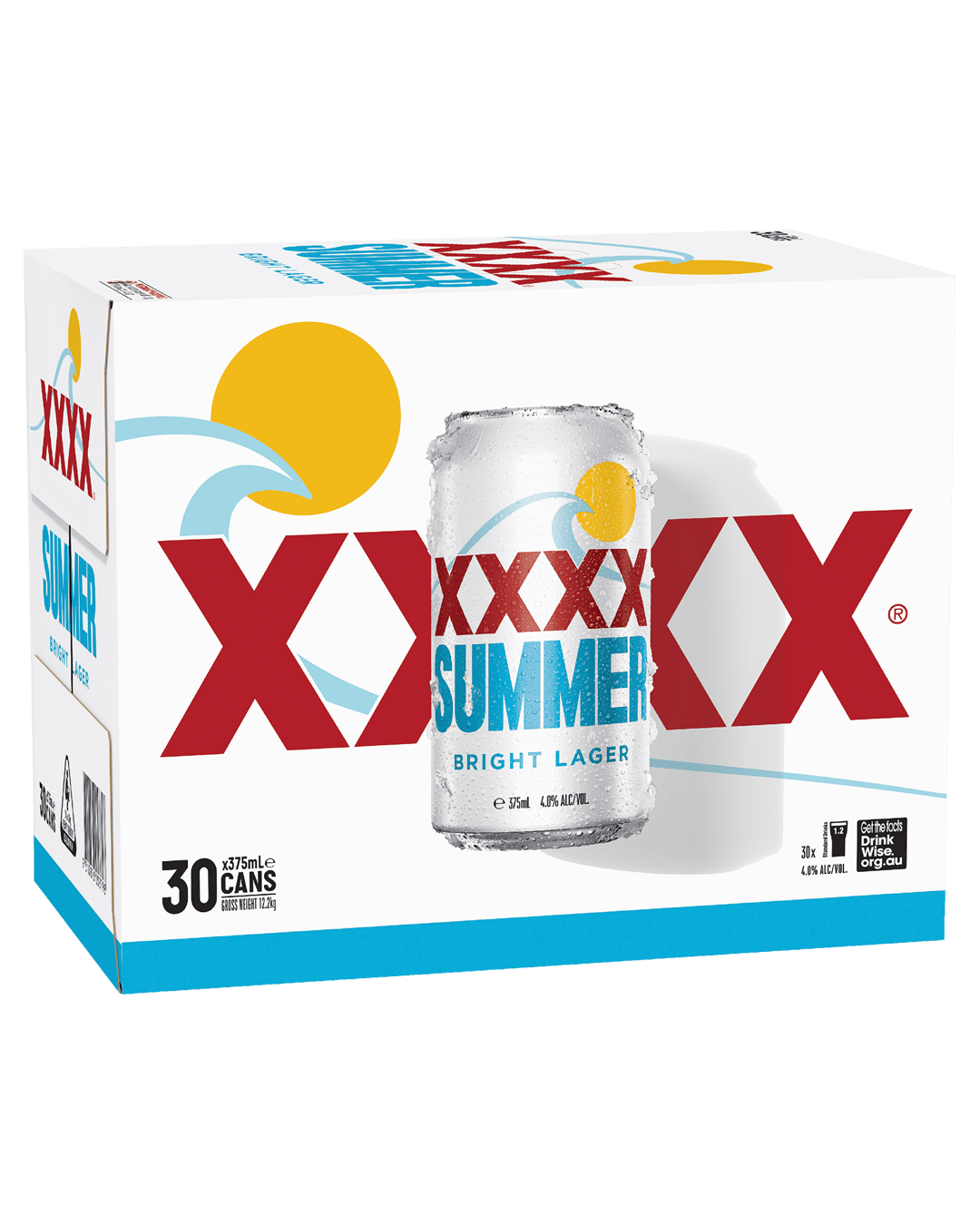 Buy Xxxx Summer Bright Lager Raspberry Lemonade Bottle 330m online with ...