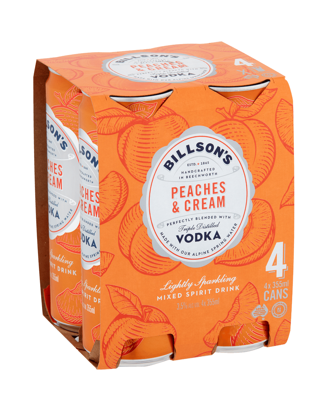 Buy Billson’s Vodka With Retro Fizz Cans 355ml online with (same-day ...