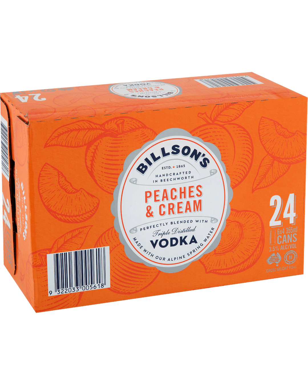 Buy Billson's Vodka With Musk Cans 355ml online with (same-day FREE ...