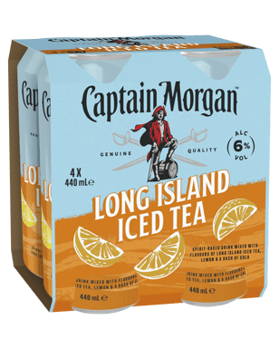 Buy Captain Morgan Long Island Iced Tea Cans 440ml online with (same ...