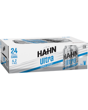 Buy Hahn Ultra Zero Carb Can 375ml online with (same-day FREE delivery ...