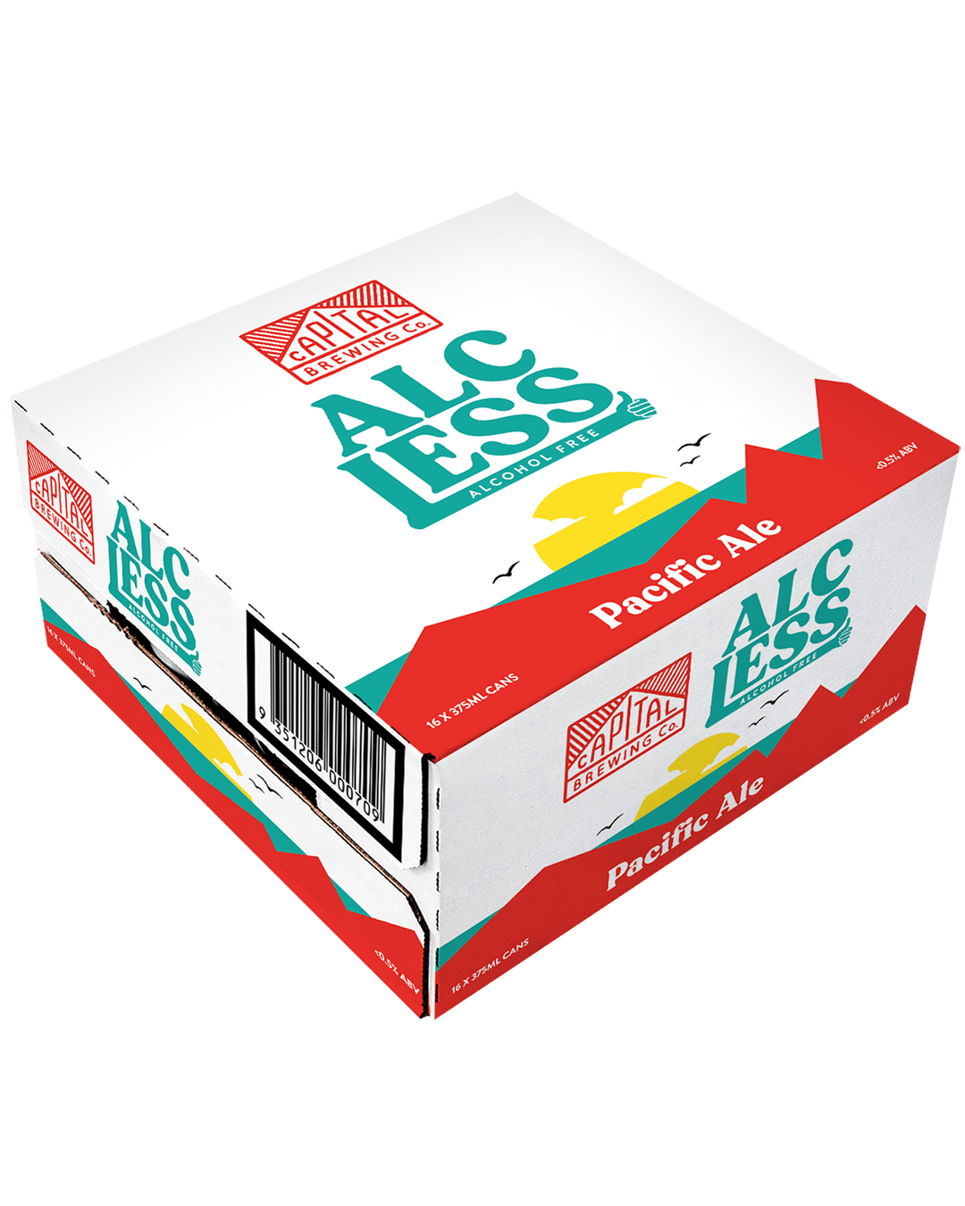 Capital Brewing Co. Alc-Less Pacific Ale Cans 375mL