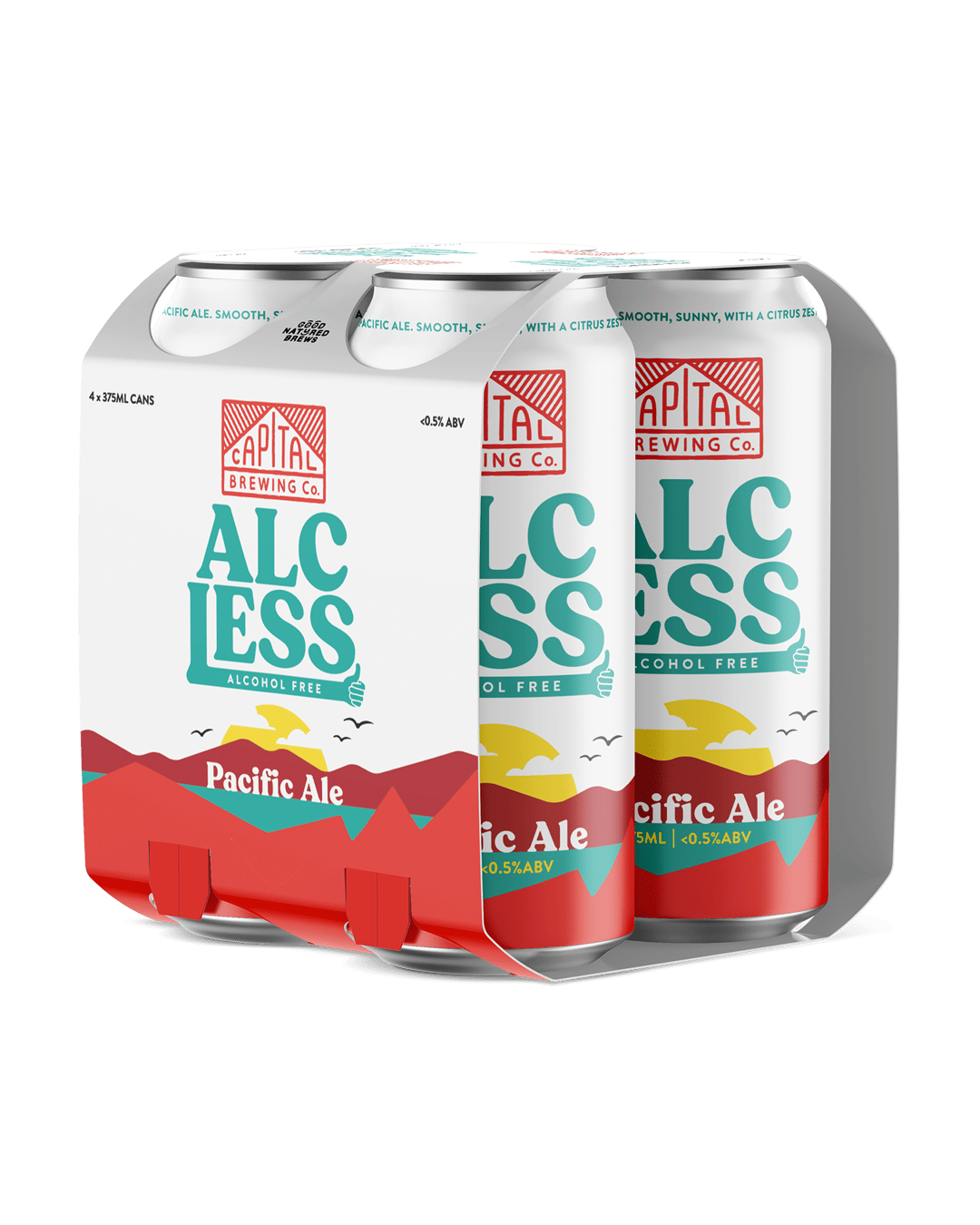 Buy Capital Brewing Co. Alc-less Pacific Ale Cans 375ml online with ...
