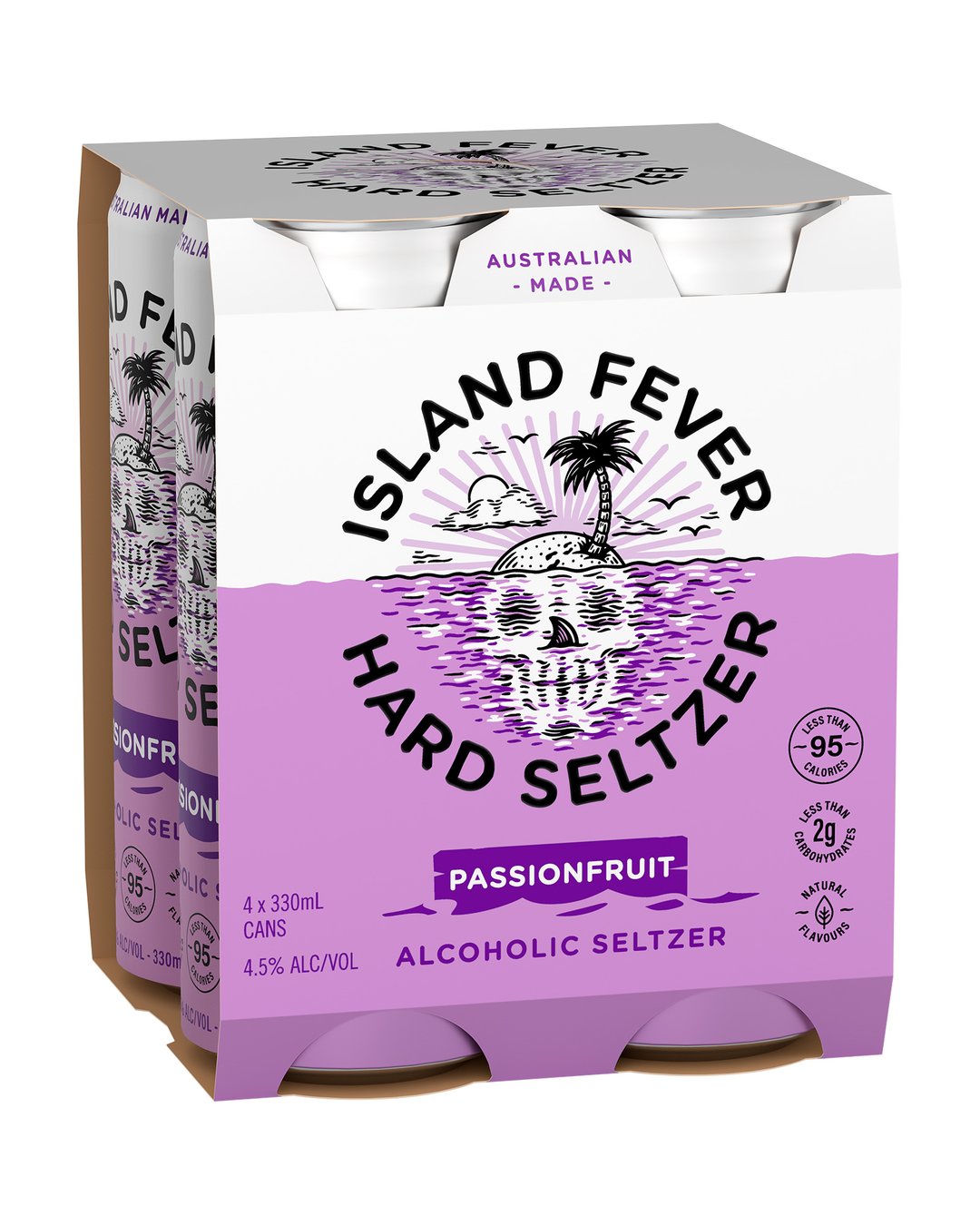 Buy Island Fever Passionfruit Seltzer 330ml online with (same-day FREE ...