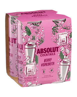 Buy Absolut Berry Vodkarita Can 250ml online with (same-day FREE ...