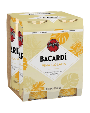 Buy Bacardi Pina Colada Cans 250ml online with (same-day FREE delivery ...