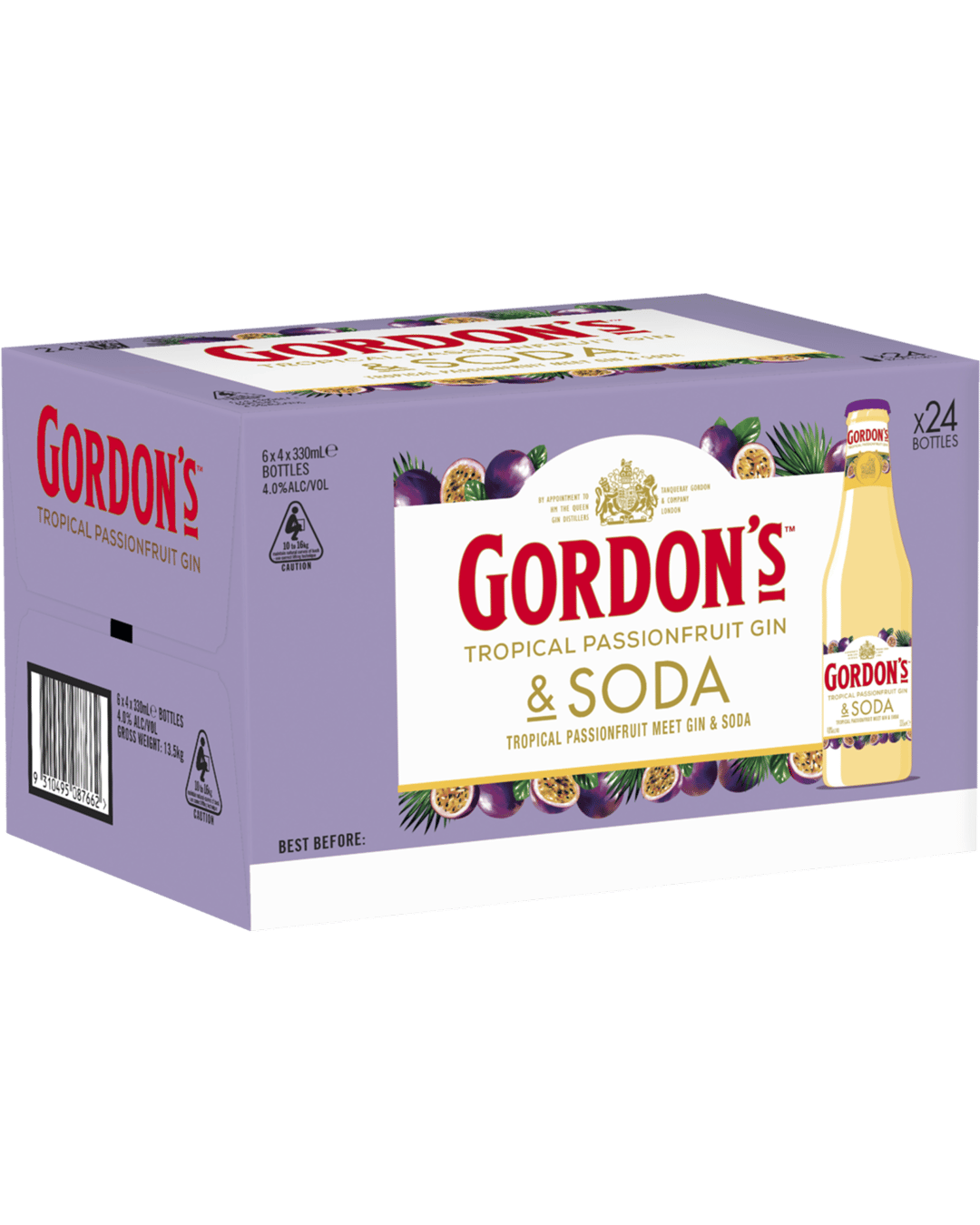 Buy Gordon's Tropical Passionfruit Gin & Soda Can 250ml online with ...