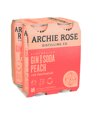 Buy Archie Rose Australian Gin & Peach Soda Cans 330ml online with ...