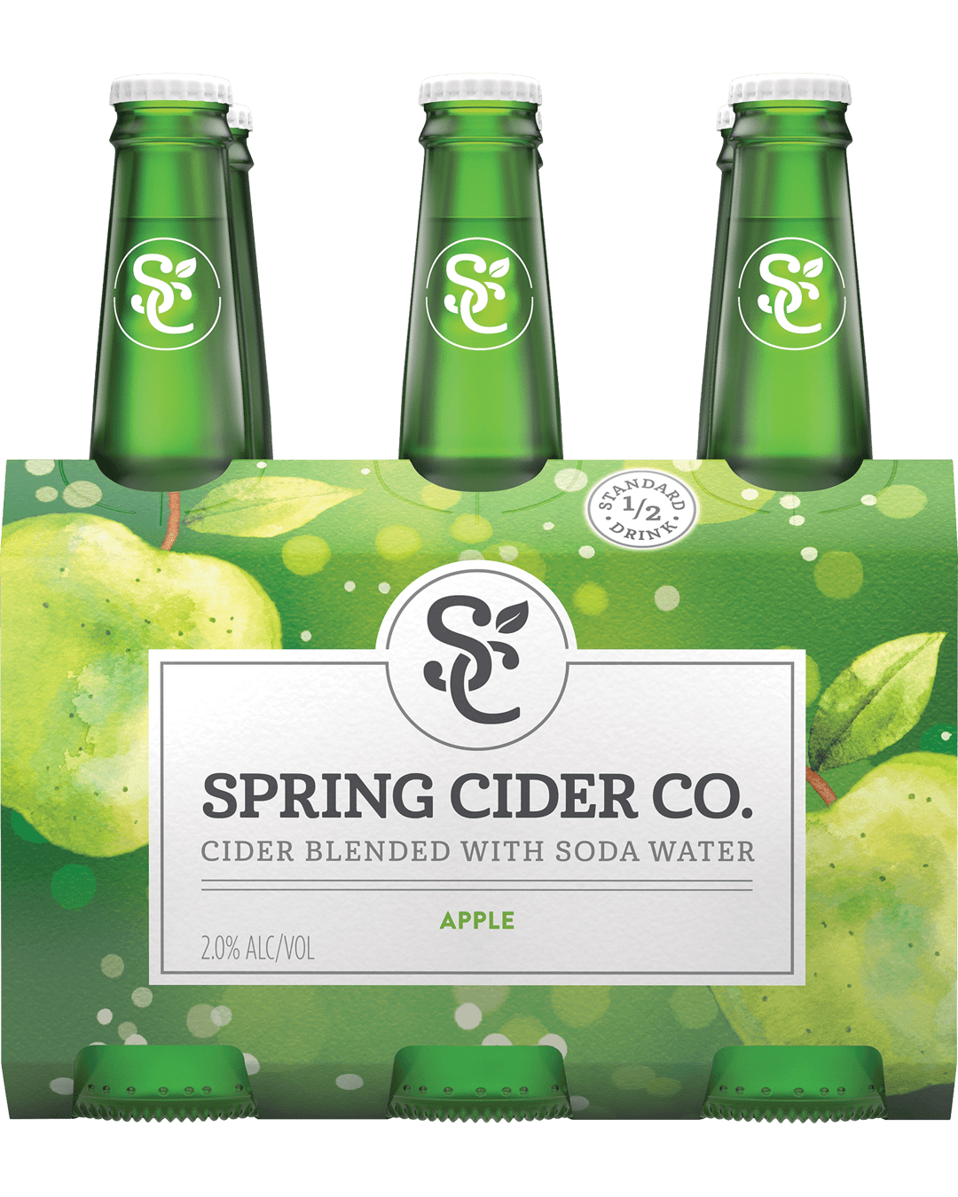 Buy Spring Cider Co. Apple Cider Blended With Soda Water 330ml online ...