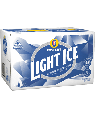 Buy Foster's Light Ice Bottle 330ml online with (same-day FREE delivery ...