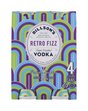 Buy Billson’s Vodka With Retro Fizz Cans 355ml online with (same-day ...