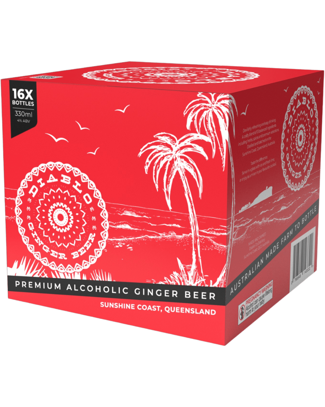 Buy Diablo Gluten Free Ginger Beer 330ml online with (same-day FREE ...