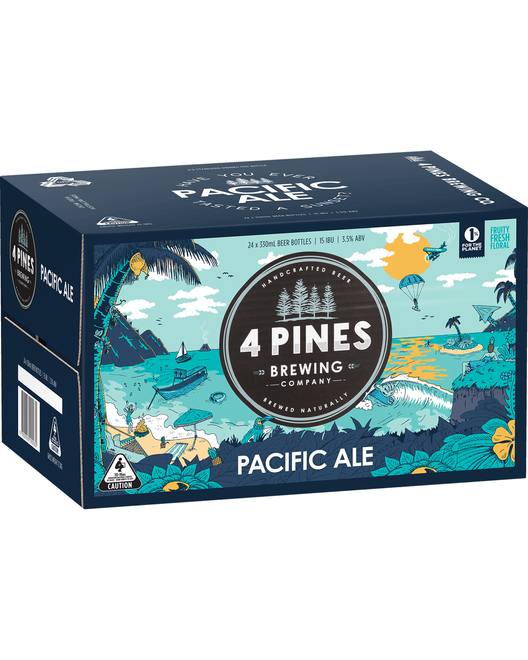 Buy 4 Pines Pacific Ale Bottles 330ml online with (same-day FREE ...