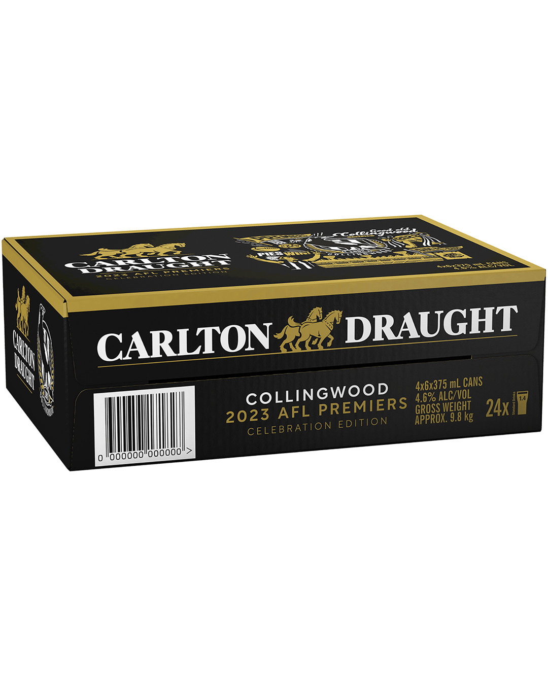 Buy Carlton Draught Collingwood Cans 375ml online with (same-day FREE ...