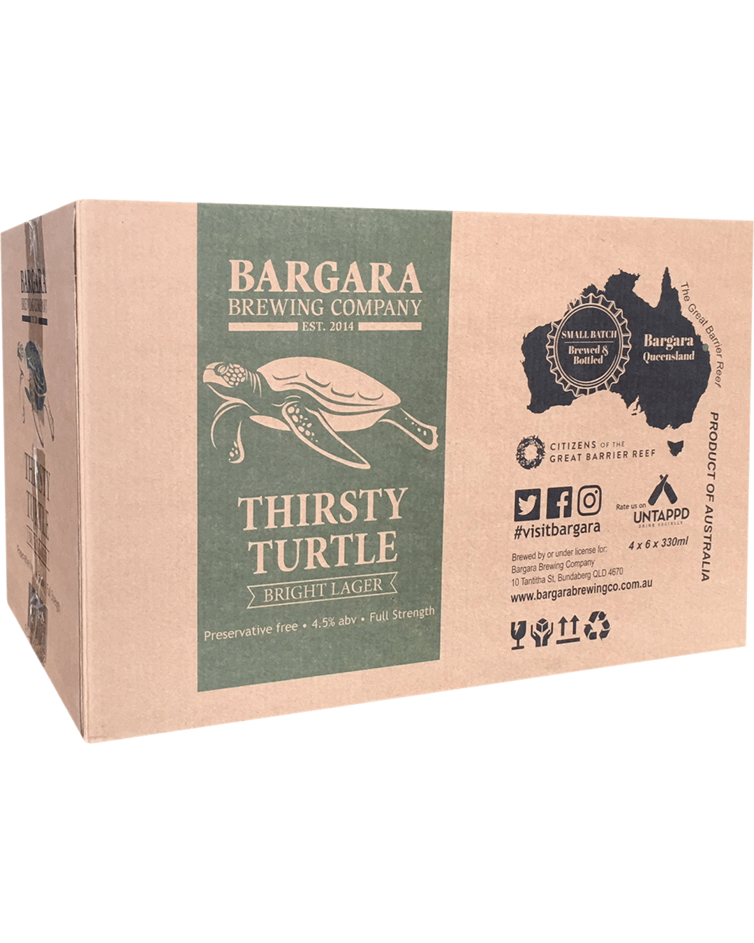 Buy Bright Brewery Bright Alpine Lager Cans 355ml online with (same-day ...