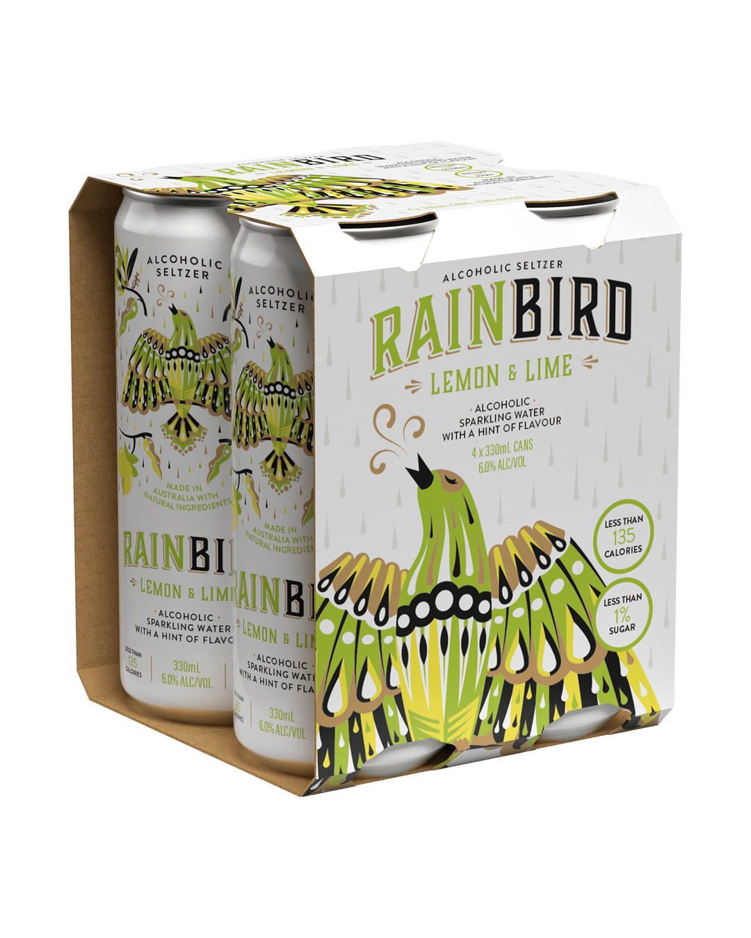 Buy Good Tides Hard Seltzer Lemon Lime 4.3% 330ml online with (same-day ...