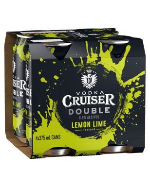 Buy Vodka Cruiser Double Lemon Lime 6.8% Cans 375ml online with (same ...