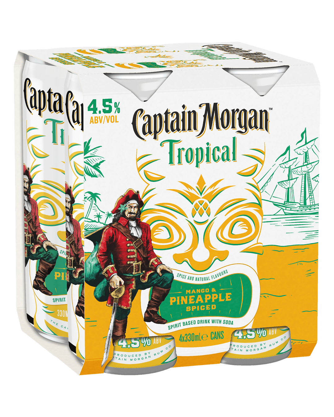Buy Captain Morgan Tropical Can 330ml online with (same-day FREE ...