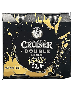Buy Vodka Cruiser Double Vanilla And Cola Cans 375ml online with (same ...