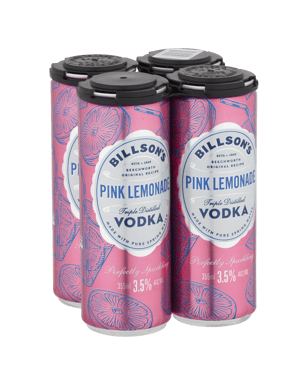 Buy Billson's Vodka With Pink Lemonade Can 355ml online with (same-day ...