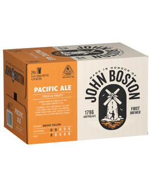 Buy John Boston Pacific Ale Bottle 330ml online with (same-day FREE ...