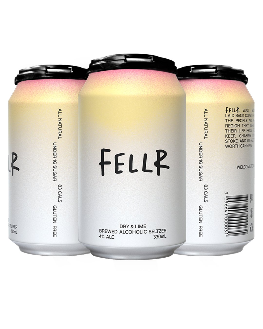 Buy Fellr Passionfruit Brewed Alcoholic Seltzer Cans 330ml Online or ...